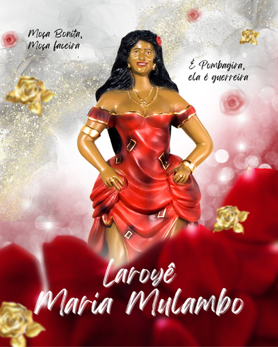Imagem de Maria Mulambo Rica de 20cm em gesso ou resina - Imagens Bahia